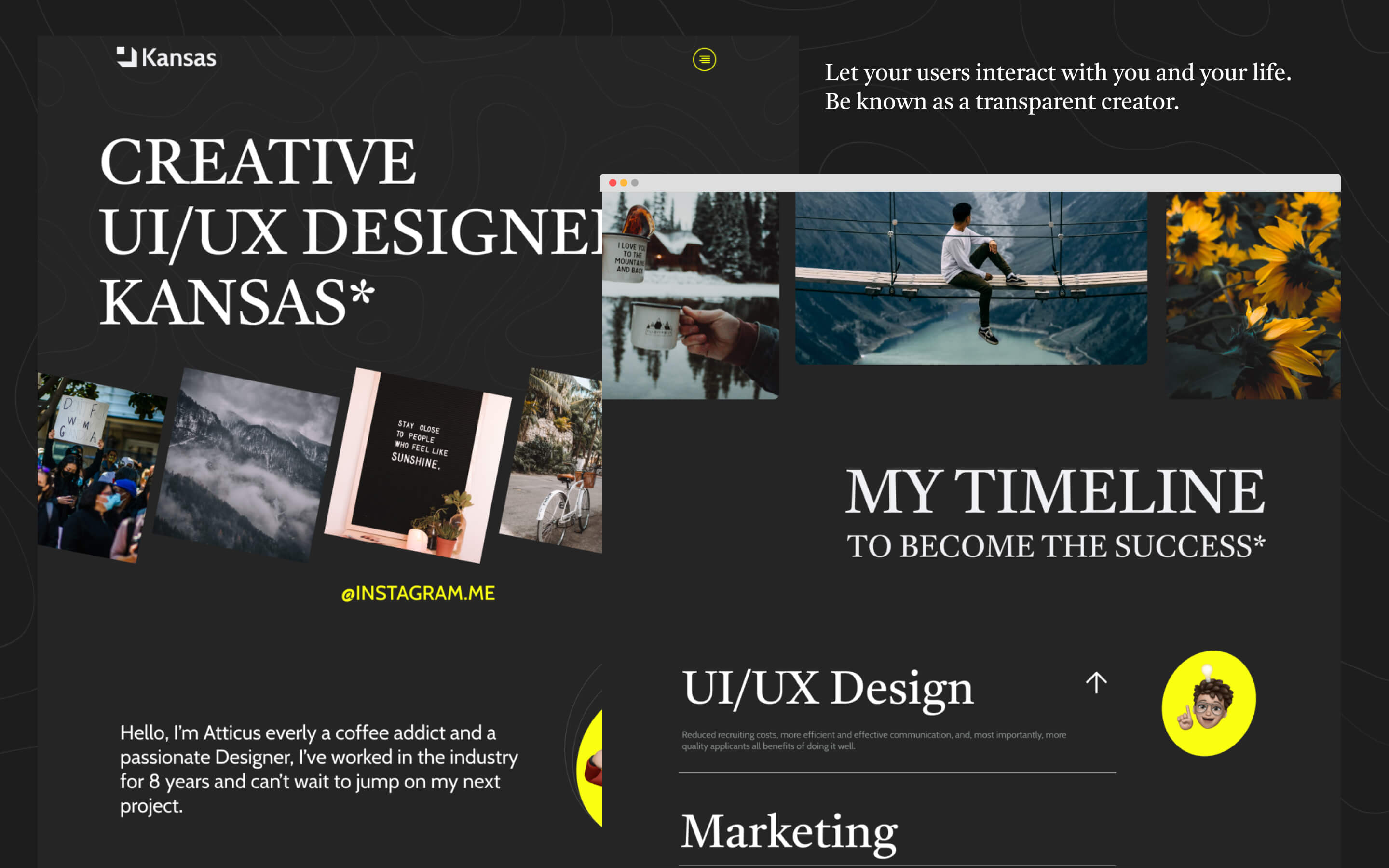 Kansas - Portfolio Webflow Template | Wedoflow
